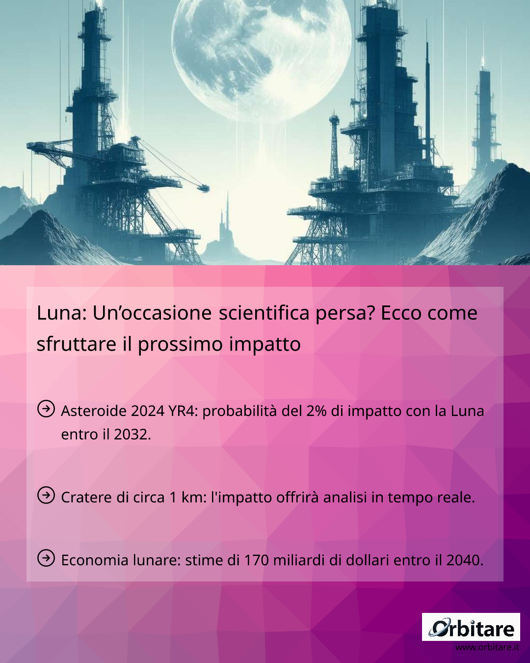 Luna: Un'occasione scientifica persa? Ecco come sfruttare il prossimo ...