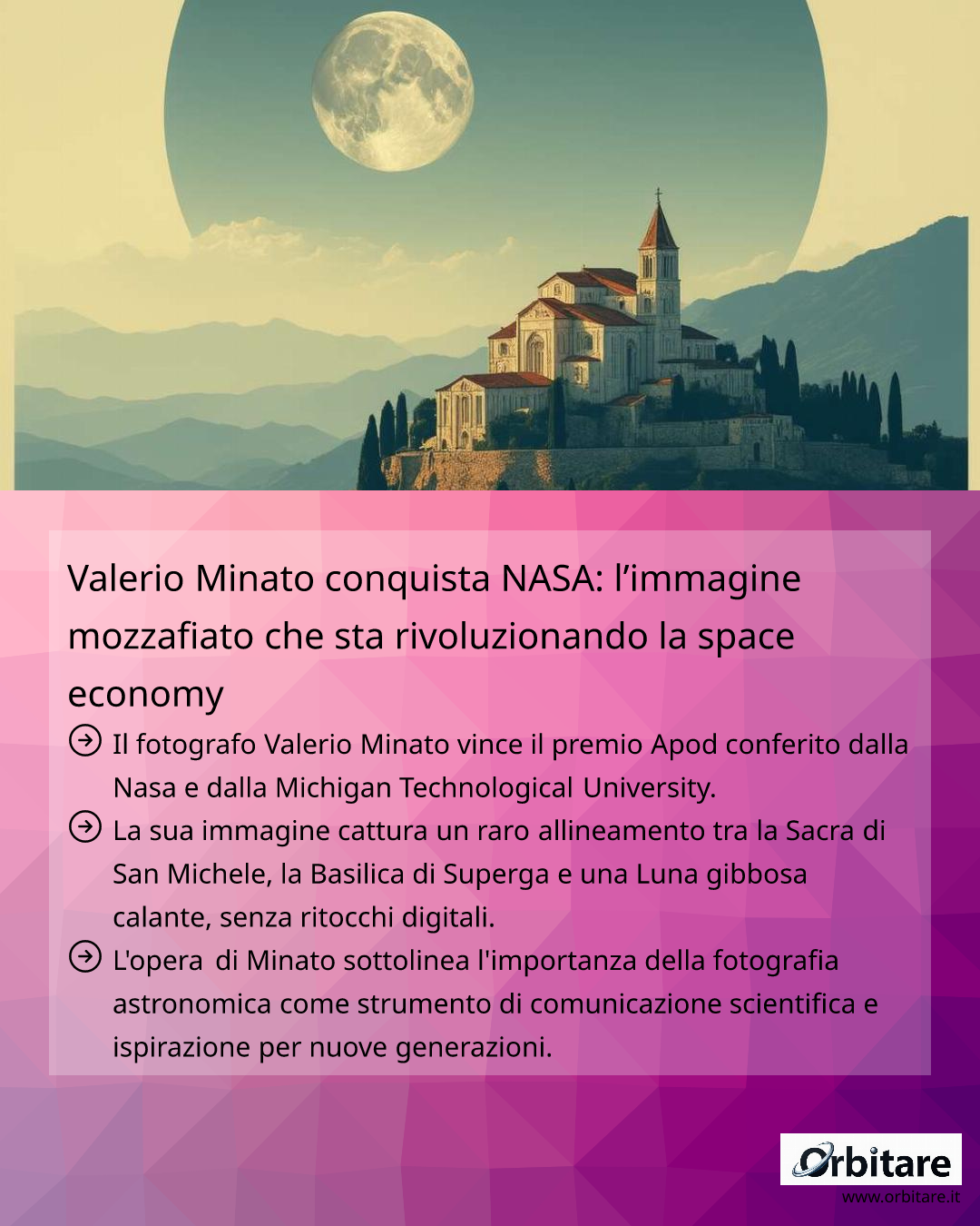 Valerio Minato conquista NASA: l'immagine mozzafiato che sta ...