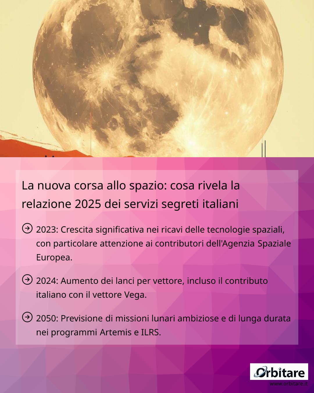 La nuova corsa allo spazio: cosa rivela la relazione 2025 dei servizi segreti italiani - Orbitare
